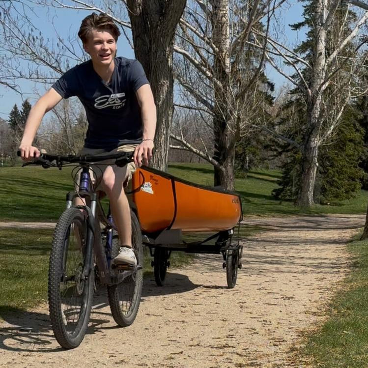 Malone Forge Canoe/Kayak Cart with Bike Tow Bar — ebsadventure