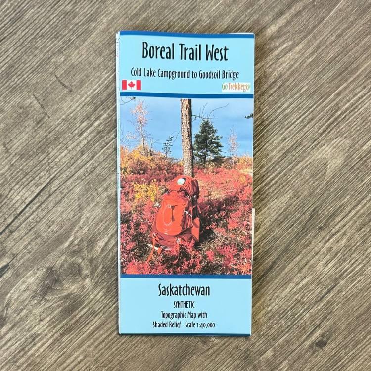 Go Trekker Map Boreal Trail West — ebsadventure