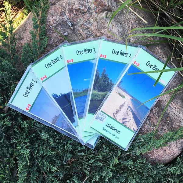 Go Trekker Map Cree River (set of 5, synthetic) — ebsadventure