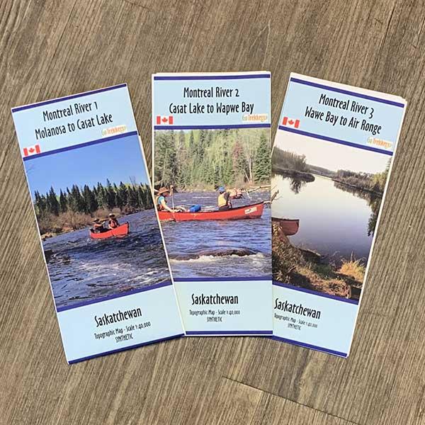 Go Trekker Map Montreal River (set of 3) — ebsadventure