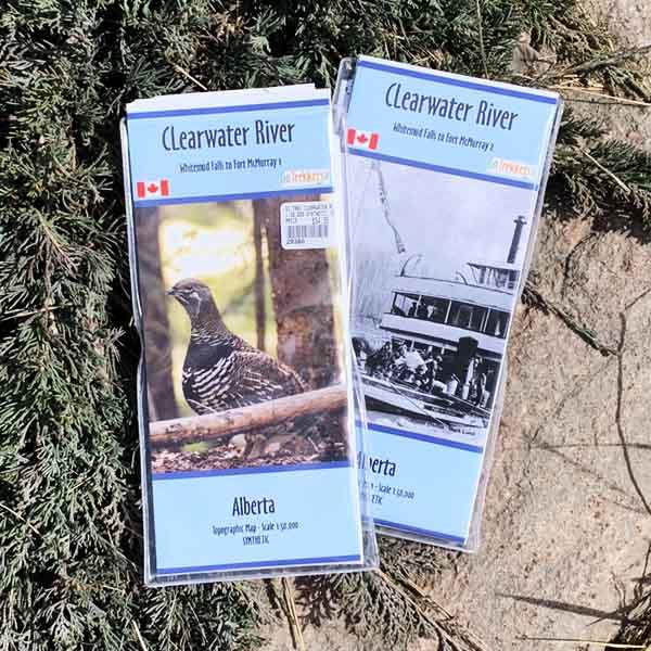 Go Trekker Map Clearwater River #6 & 7 (set of 2, synthetic) — ebsadventure